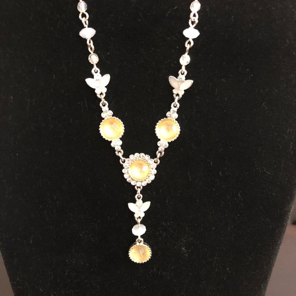 Avon | Jewelry | Vintage Avon Nina Ricci Yellow Y Necklace Set | Poshmark